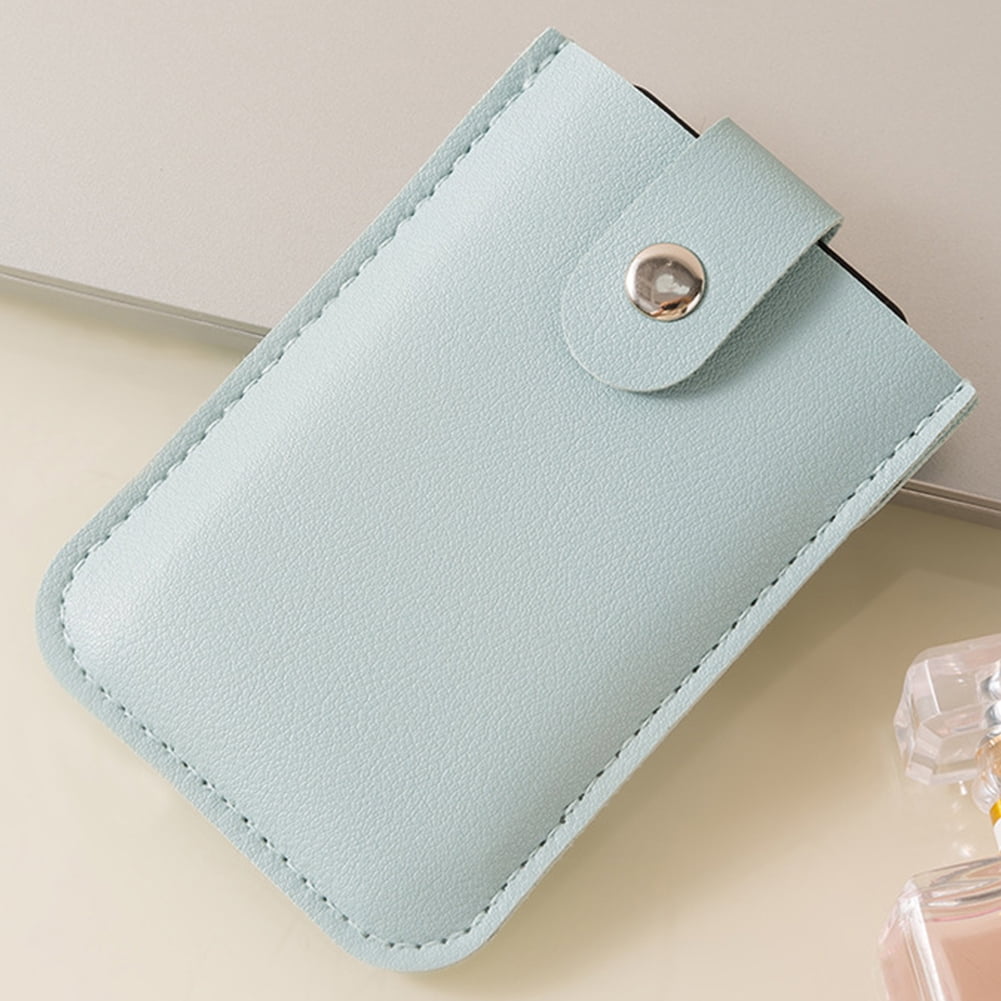 Pull Out Card Holder Multi-Card Slots with Press Button for Men Women ...