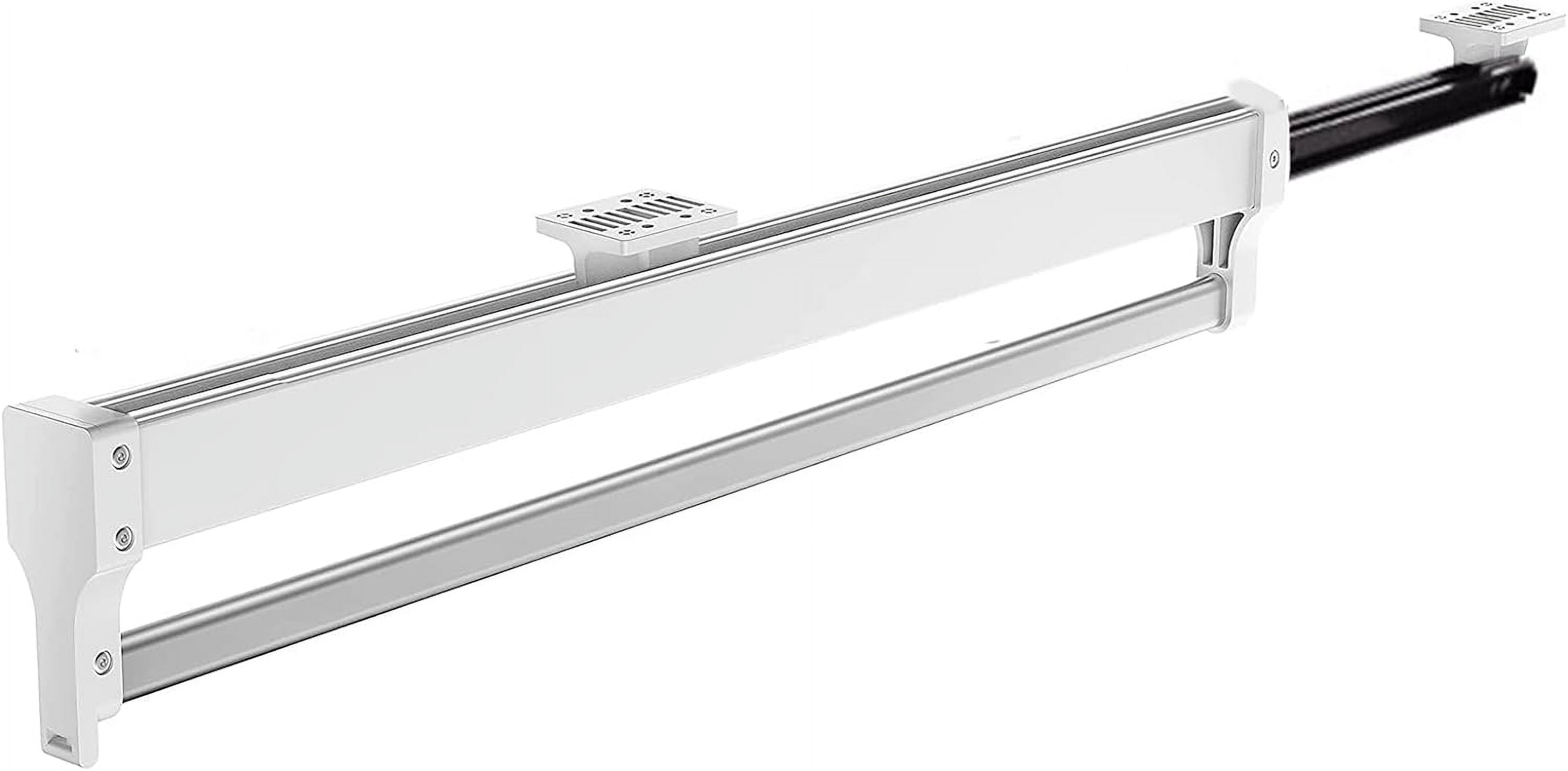Pull Out Closet Valet Rod, Adjustable Sliding Heavy Duty Steel Top ...