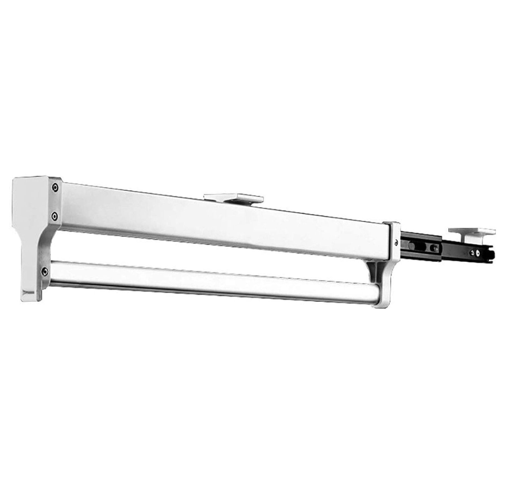 Pull-Out Closet Valet Rod, Adjustable Wardrobe Clothing Rail Top Mount ...