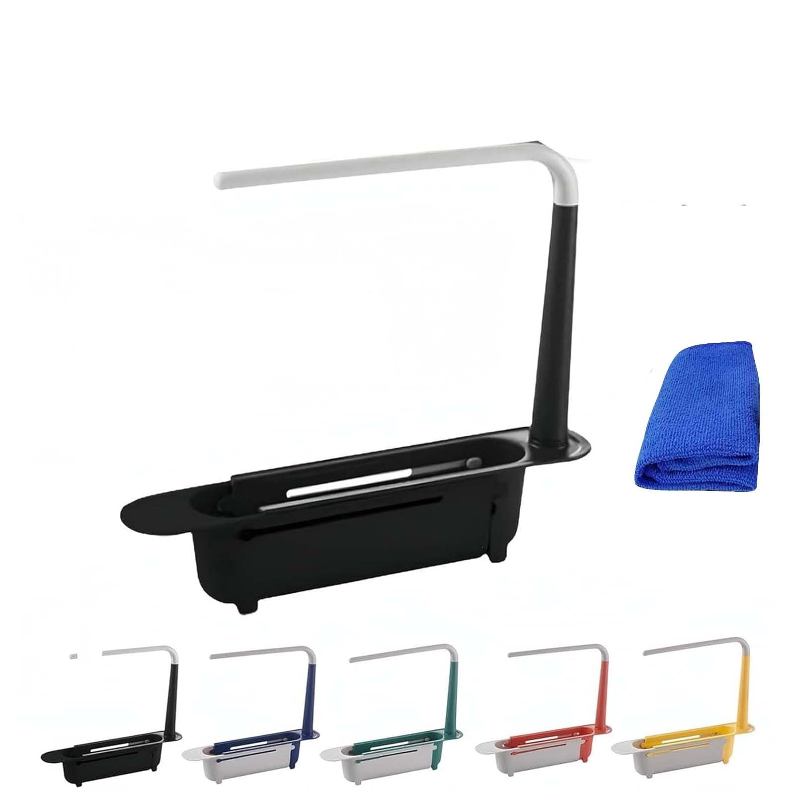 Pull-Out Dish Rack,Telescopic Sink Storage,Waterproof Material,Kitchen ...