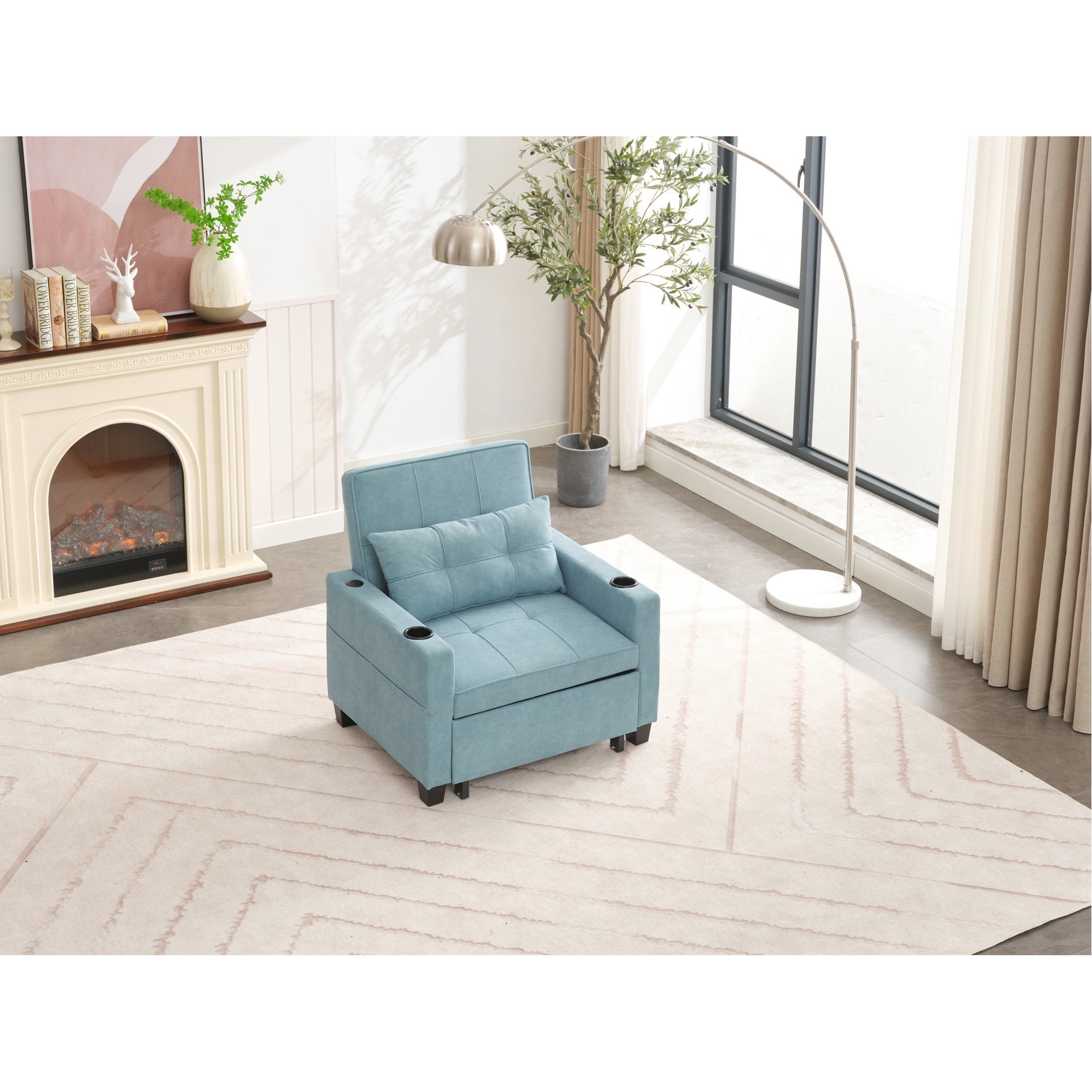 Pull - Out Futon Chair | 3 Reclining Angles for Different Scenarios ...