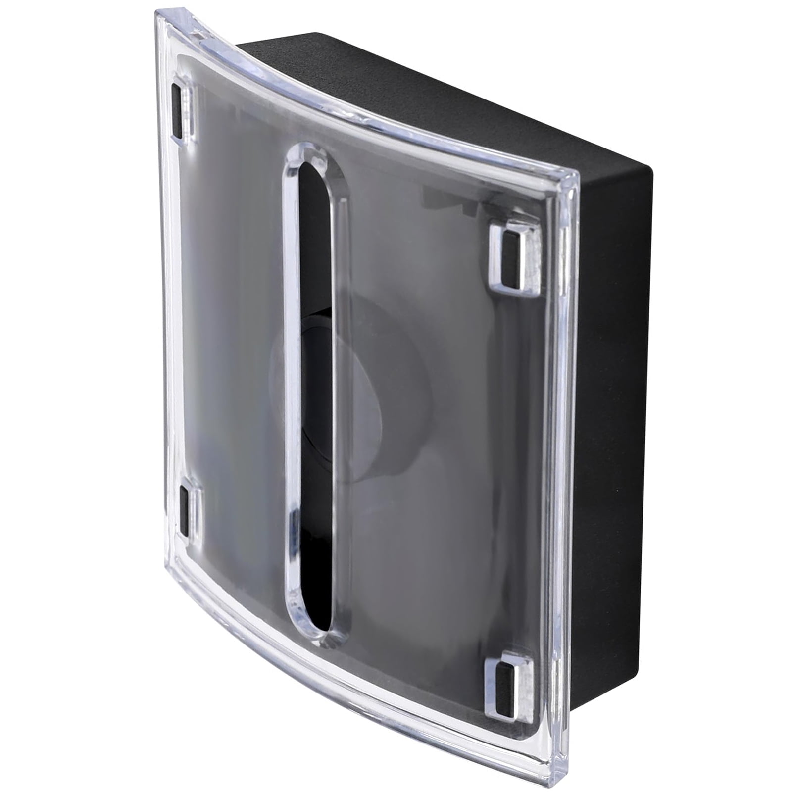 Pull Out Note Organiser Clear Plastic Sticky Notes Dispenser Desk Note ...