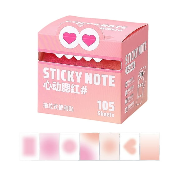 Pull Out Note Paper 150 Sheets Pearlescent Sticky Notes Notepads for ...