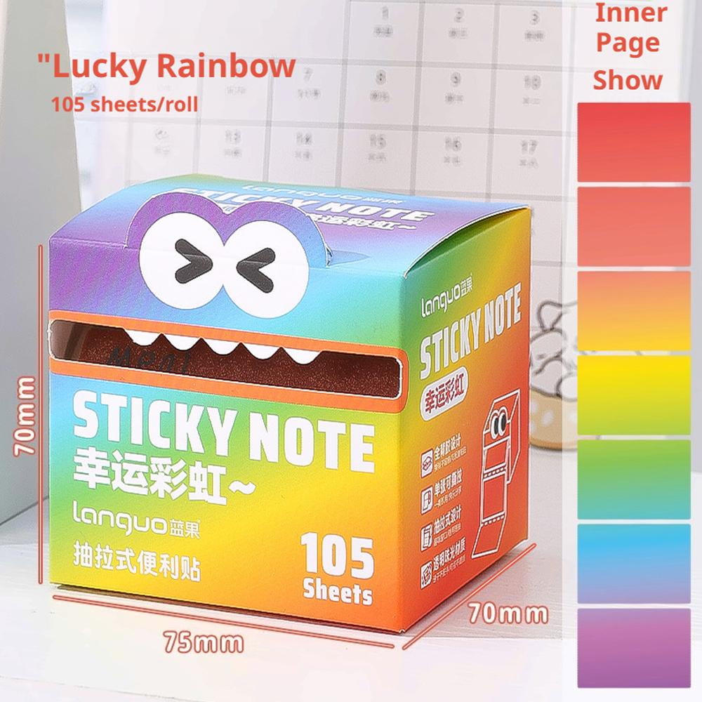 Pull Out Note Paper Pearlescent Sticky Notes Taking Calender Reminde ...