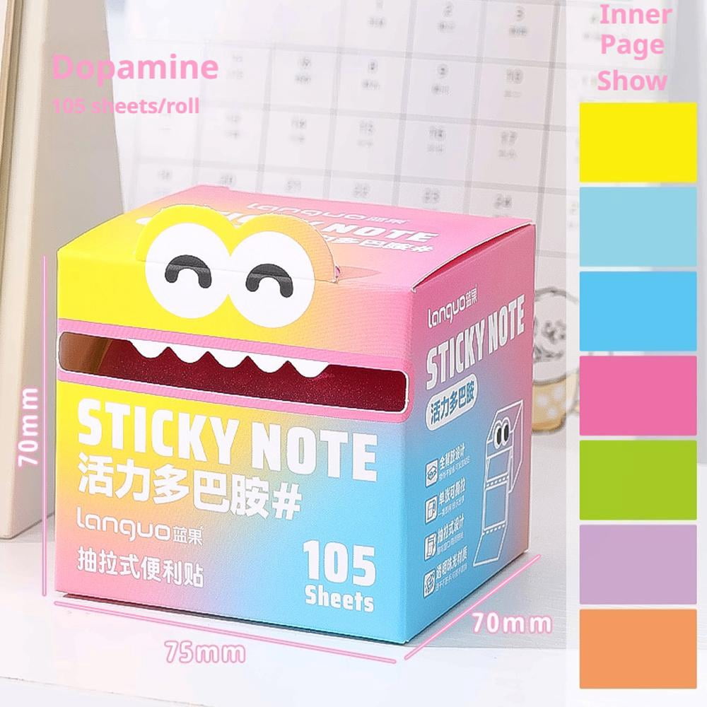 Pull Out Pearlescent Sticky Notes for Writing Reminders, Suitable for ...