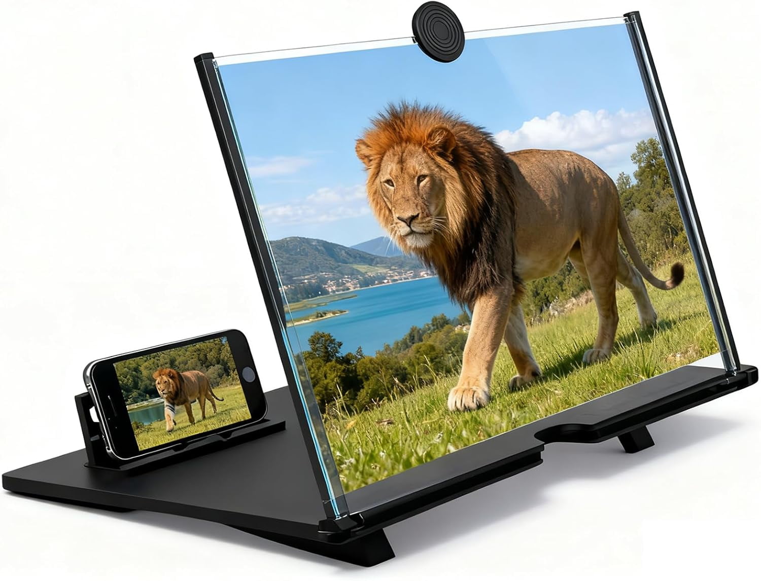 Pull Out Phone Screen Magnifier, 2026 Screen Magnifier Version, 3D HD ...