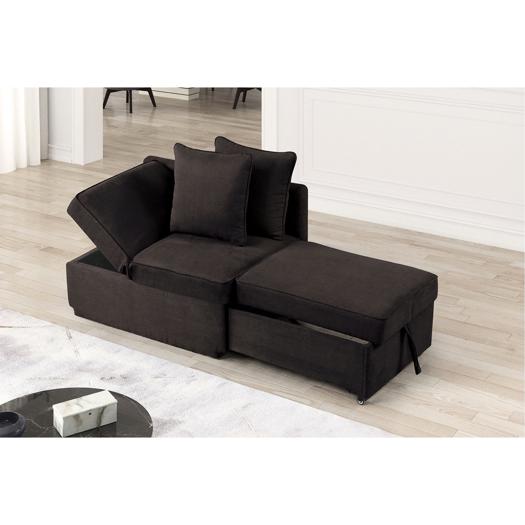 Pull - Out Seat Storage / Contemporary Style / Functional Convertible ...