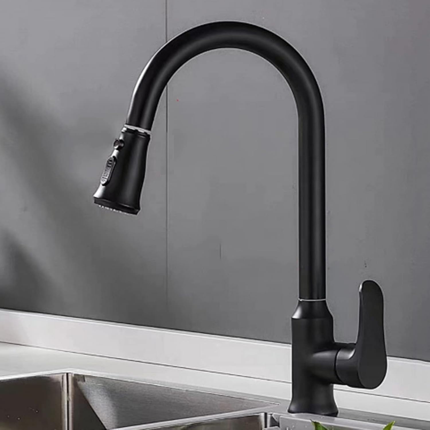 Pull-Out Sprayer Kitchen Faucets,Kitchen Sink Faucet 2 Types of Water ...