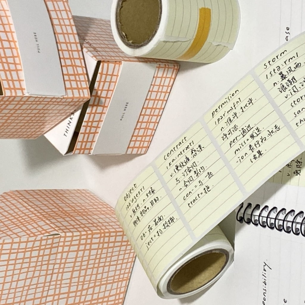 Pull Out Sticky Notes Pad for Writing 100 Sheets Note Paper Memo Pad ...
