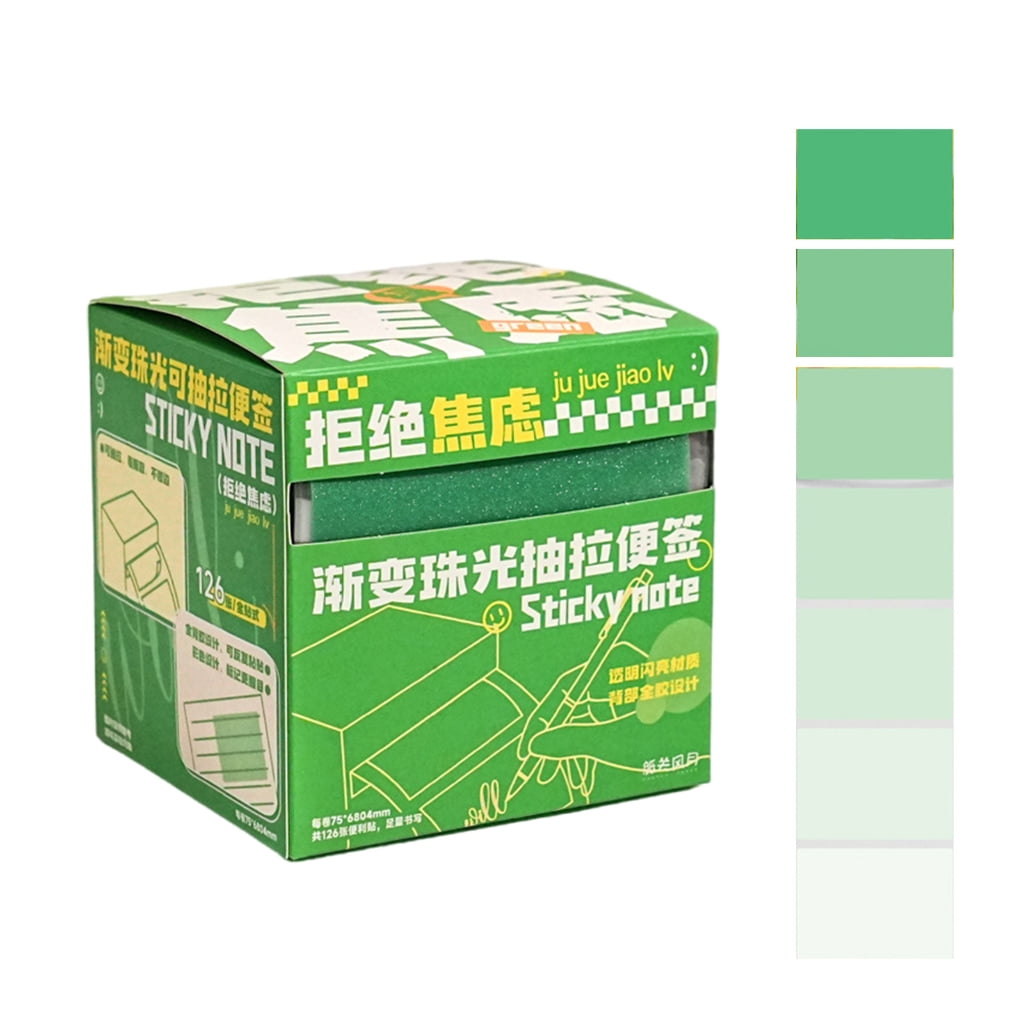 Pull Out Sticky Notes, Sticky Note Tape 126 Sheets Painting Message ...