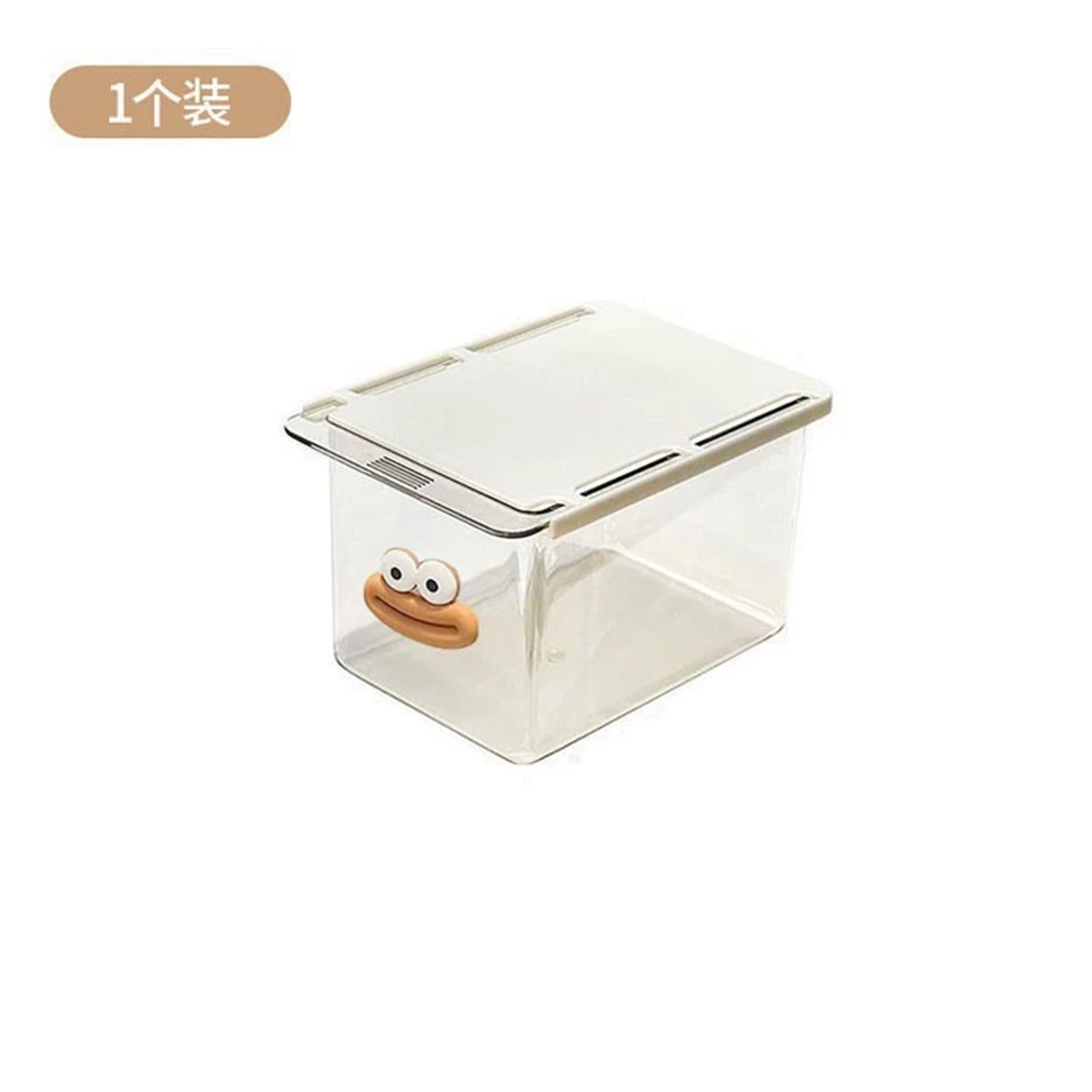 Pull Out Storage Box, Transparent Cartoon Bathroom Drawer Cotton Swab ...
