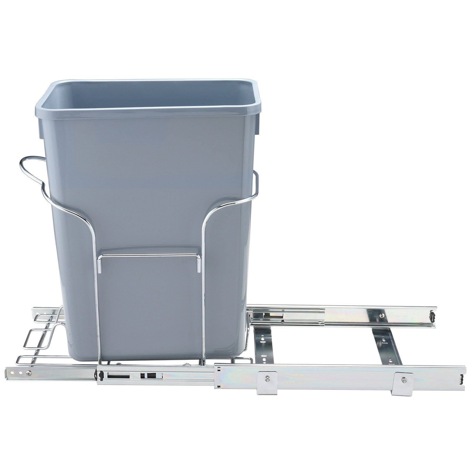 Pull-Out Trash Can, 29L Single Bin, Under Mount Kitchen Waste Container ...