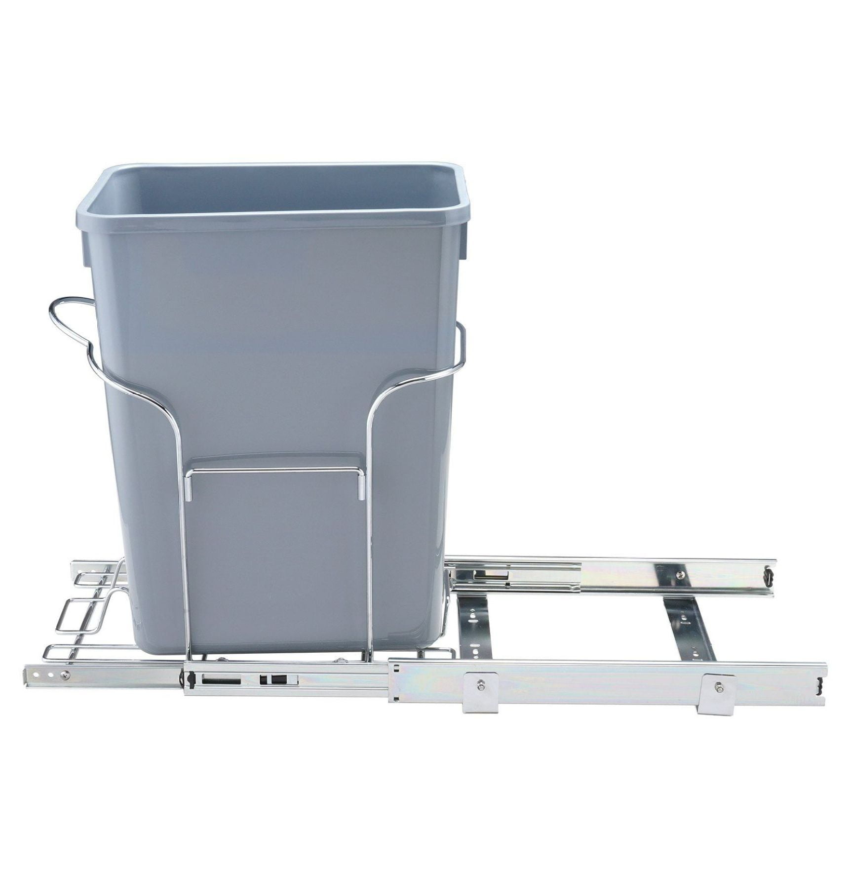 Pull-Out Trash Can, 29L Single Bin, Under Mount Kitchen Waste Container ...