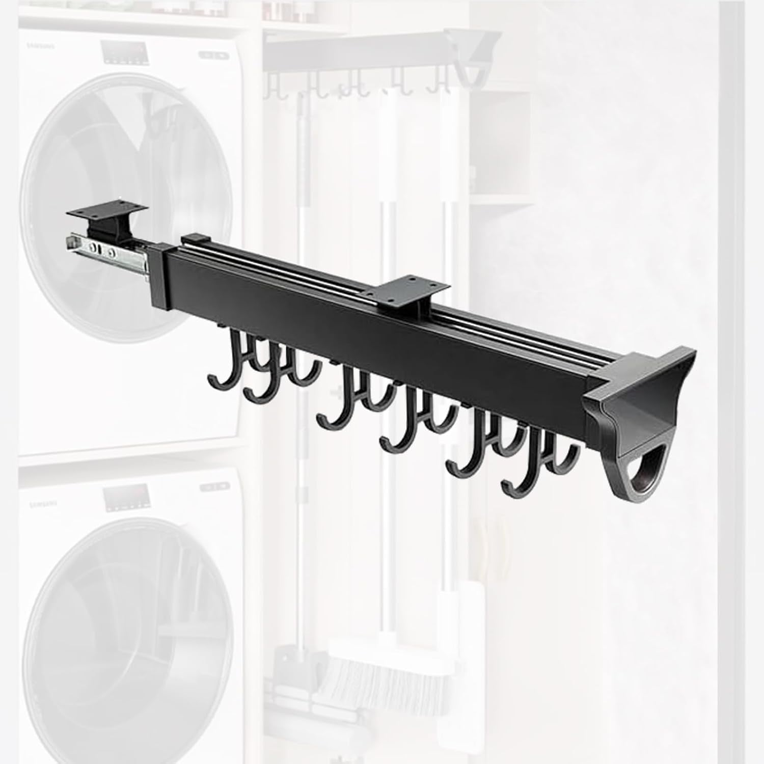 Pull Out Pots and Pans Organizer for Cabinet, Hanging Telescopic ...