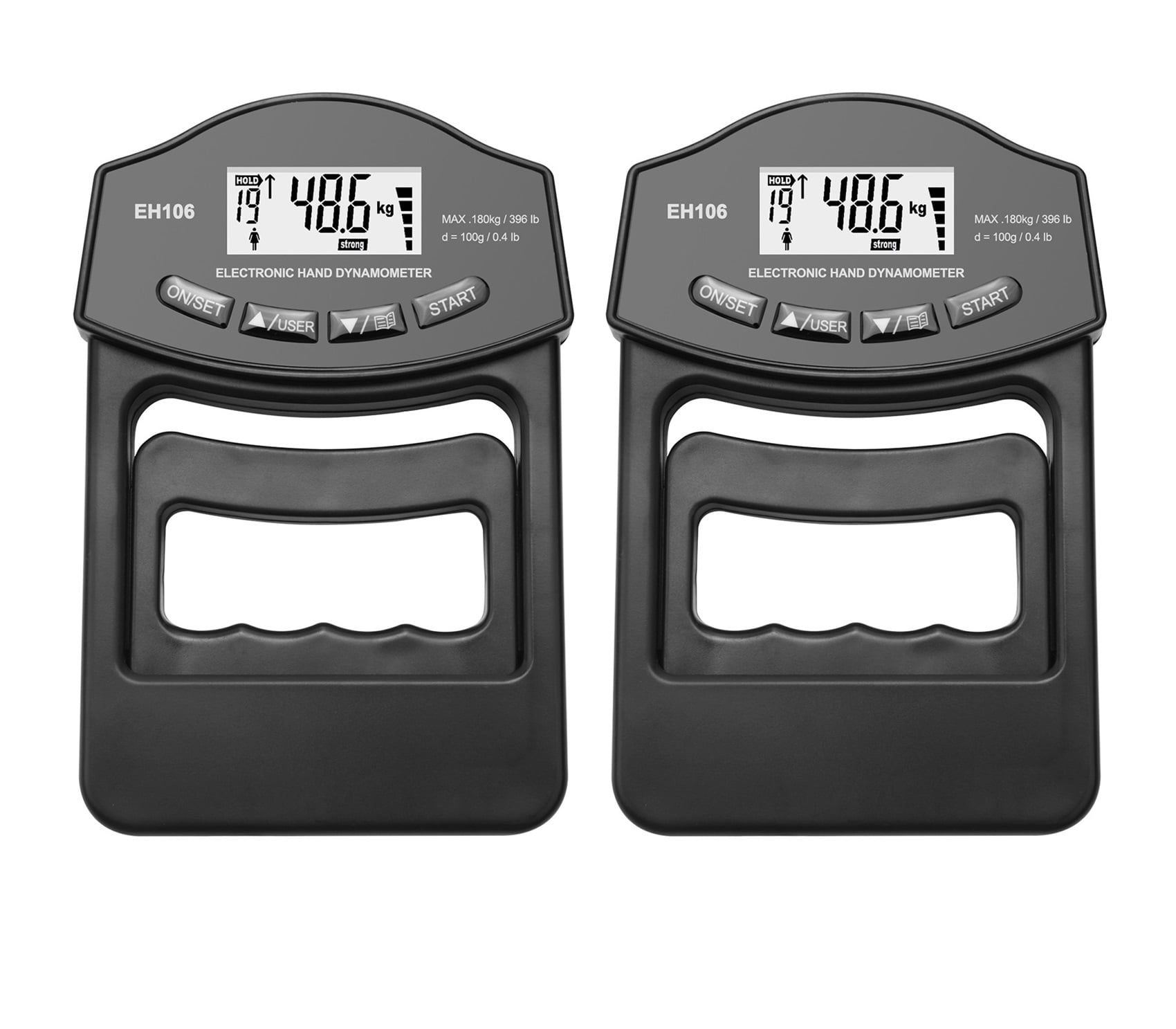 Pull Pressure Gauge, 396Lbs/180Kg Digital Hand Dynamometer Grip ...