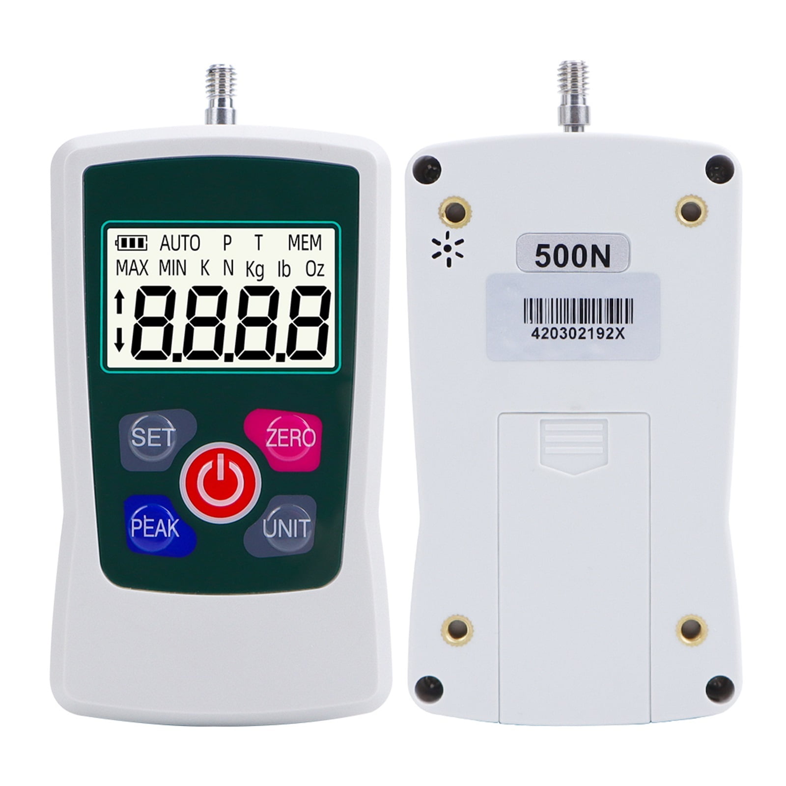 Pull Pressure Gauge, 500N Digital Force Gauge Dynamometer Pull Force ...