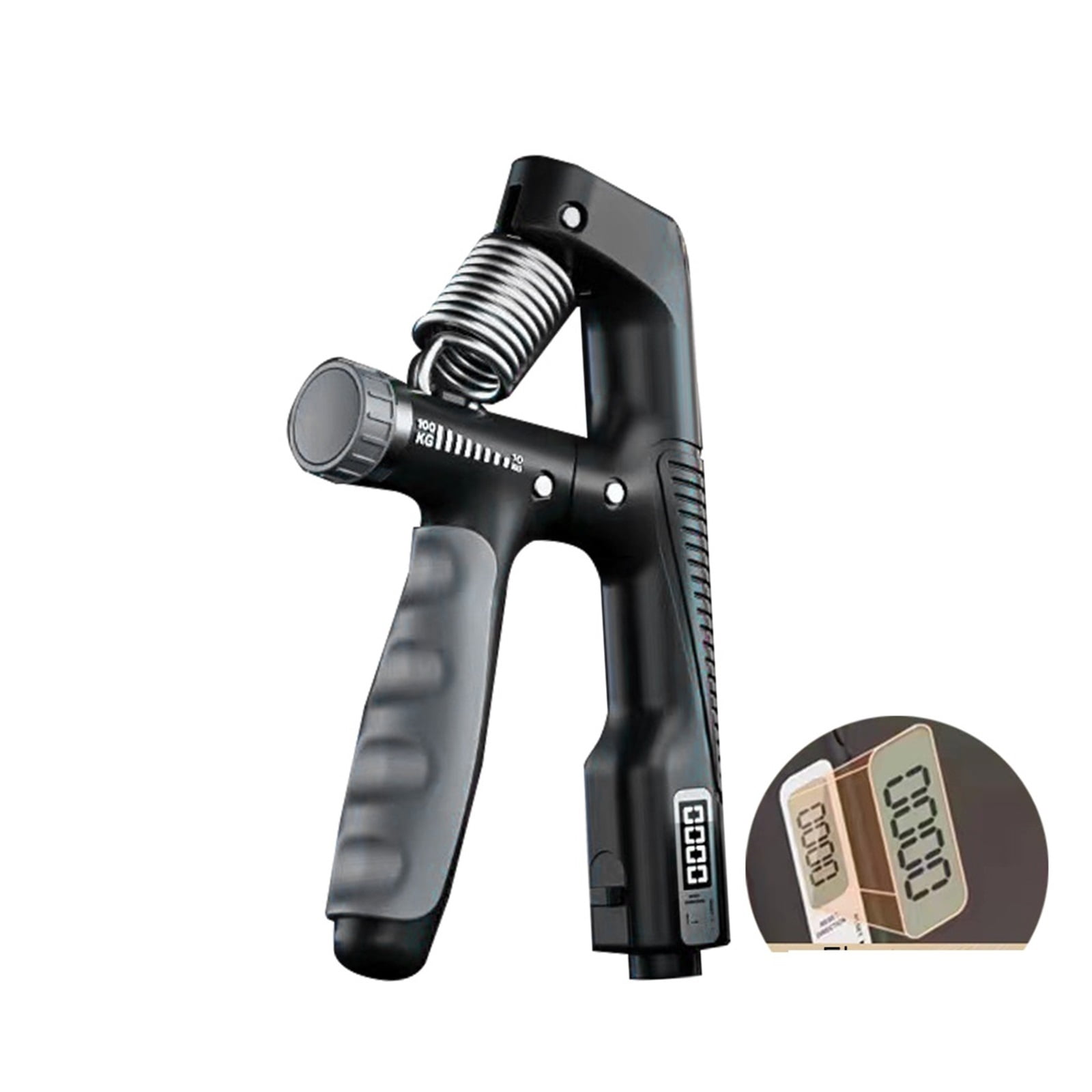 Pull Pressure Gauge, Grip Strength Tester 265Lbs/120Kg Digital Hand ...