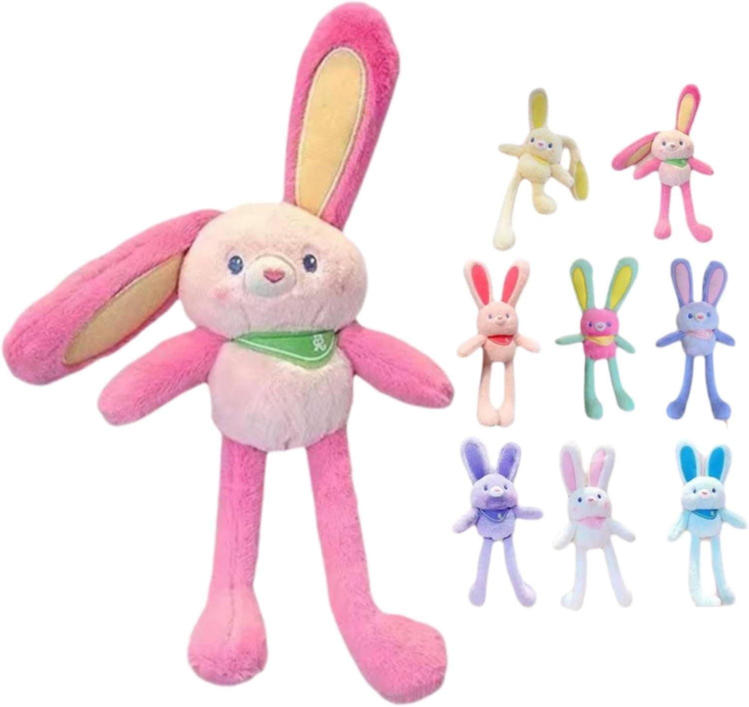 Pull Up Rabbit Plush Toys - Interactive Stretchy Design, Pull Up Rabbit ...