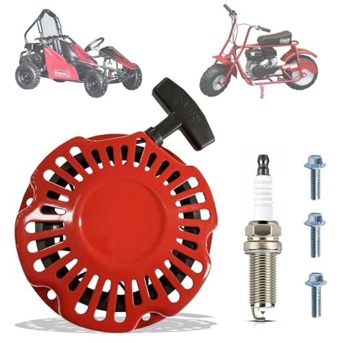 Pull Start Recoil Starter Spark Plug for Coleman CT100U CC100X Mini ...