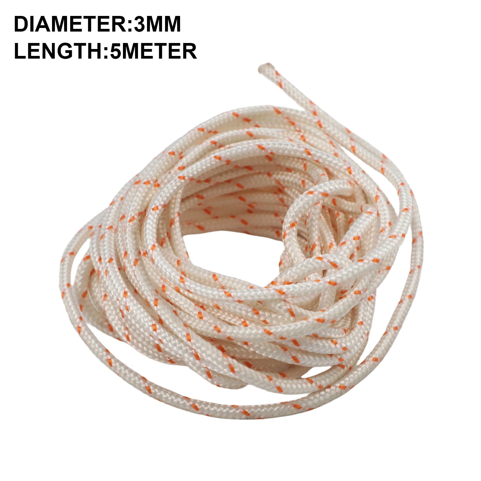 Pull Starter Recoil Start Cord Rope 3.0Mm X 5 Mtrs Metres Lawnmower ...