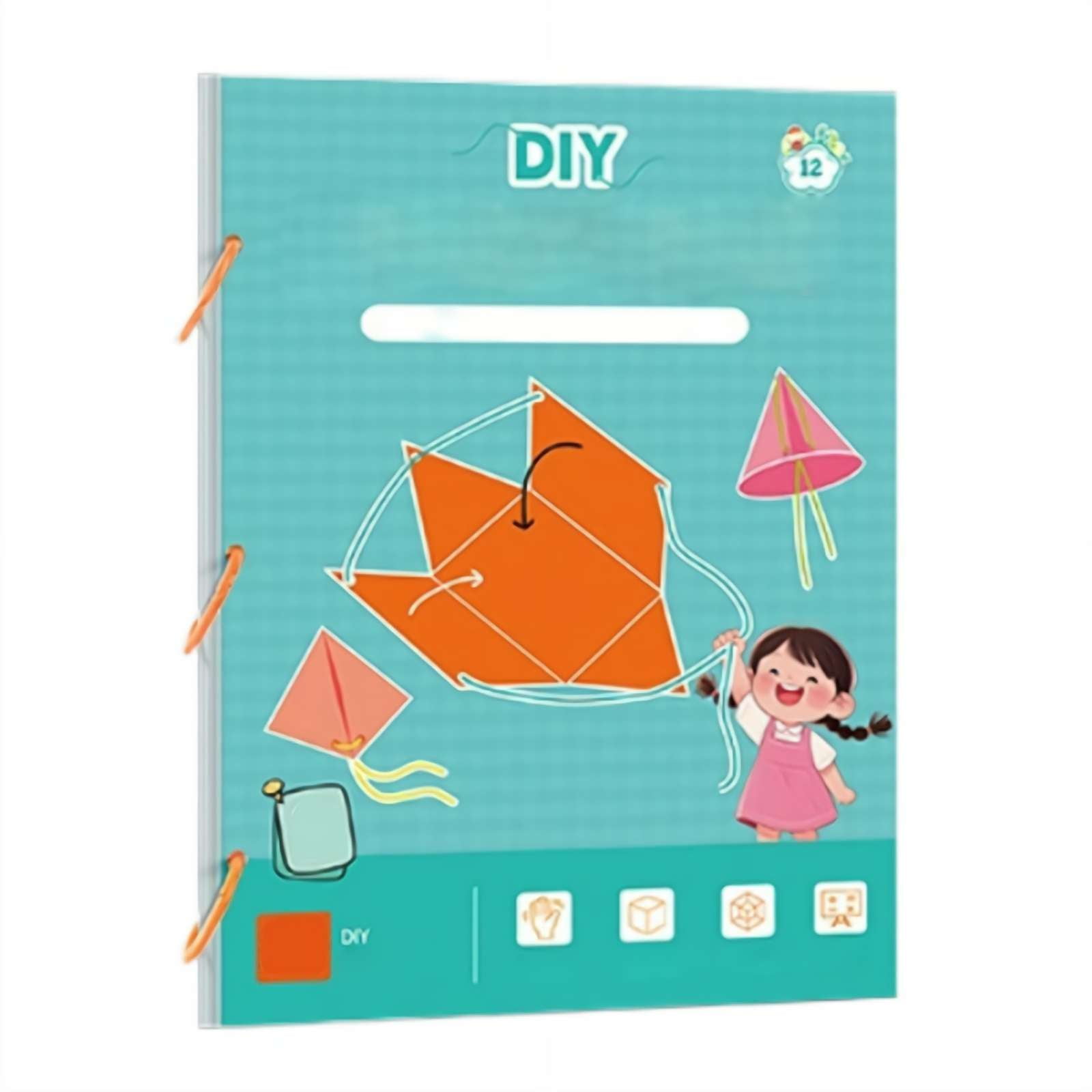Pull String 3D Geometry Learning Book, Educational Toy with Solid Shapes, Teach Volume & Surface ...