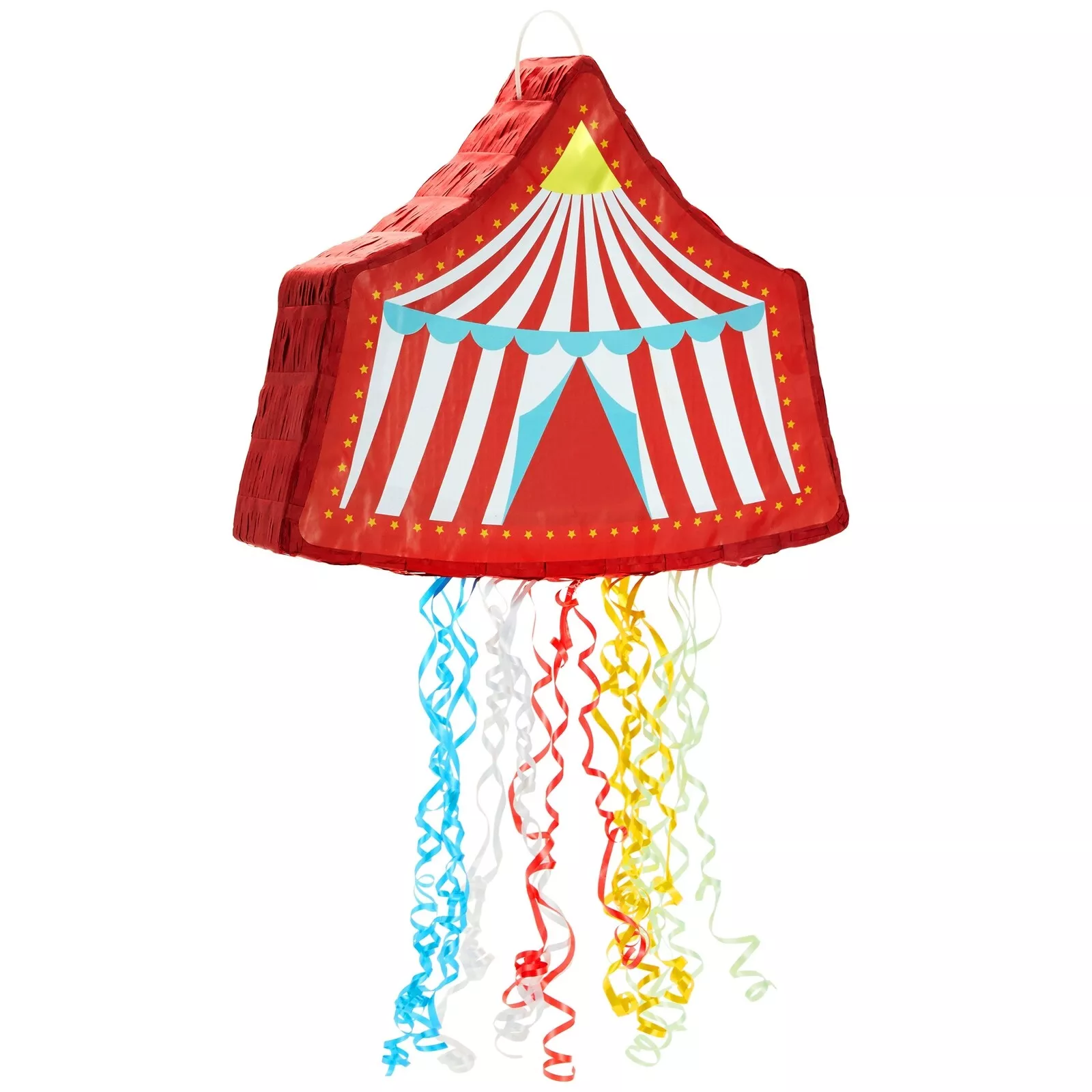 Pull String Circus Pinata for Carnival Theme Party Decorations, 16.5x3 ...