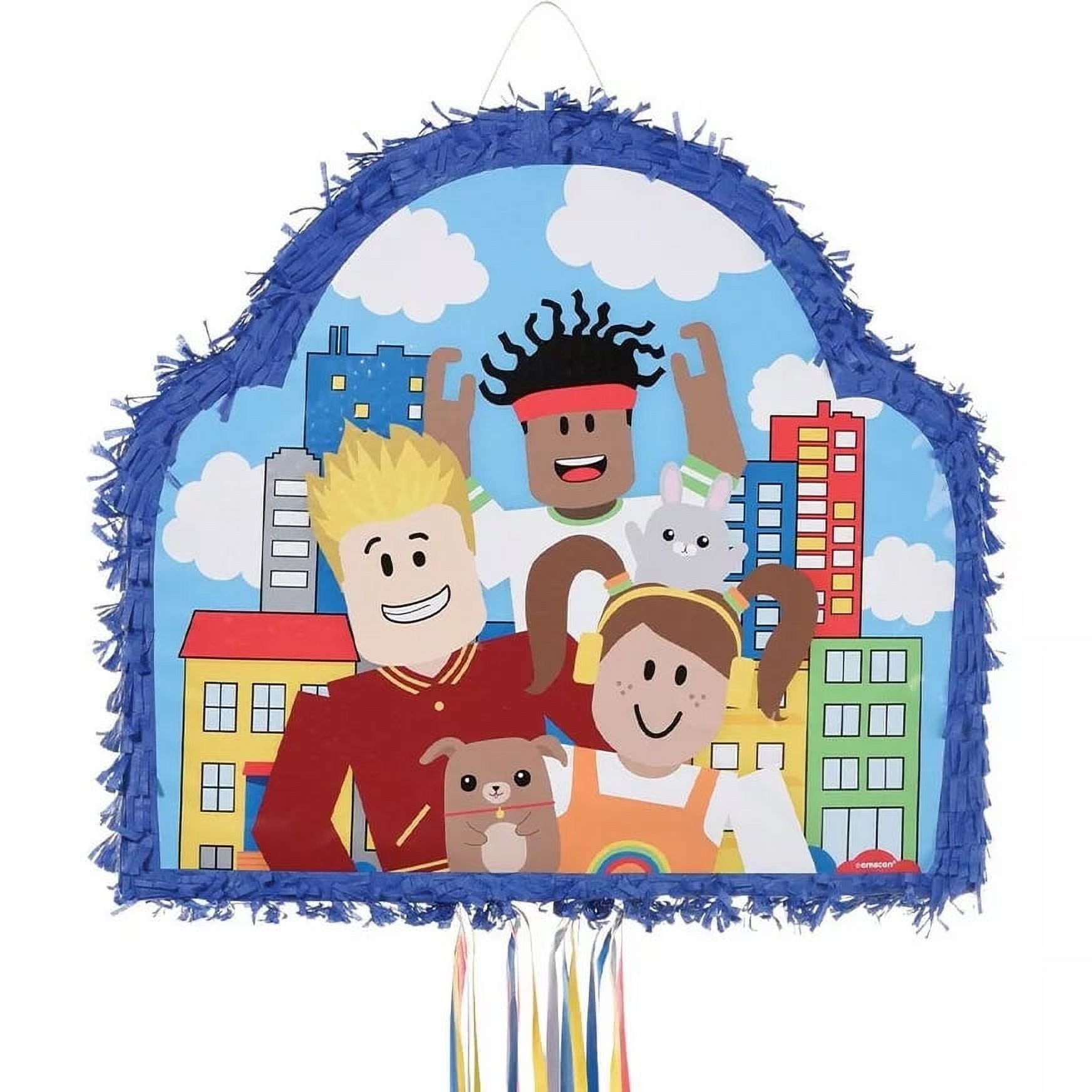 Ya Otta Party Town Pinata Pull String Party Supply 19.25"L x 16.75"W x ...