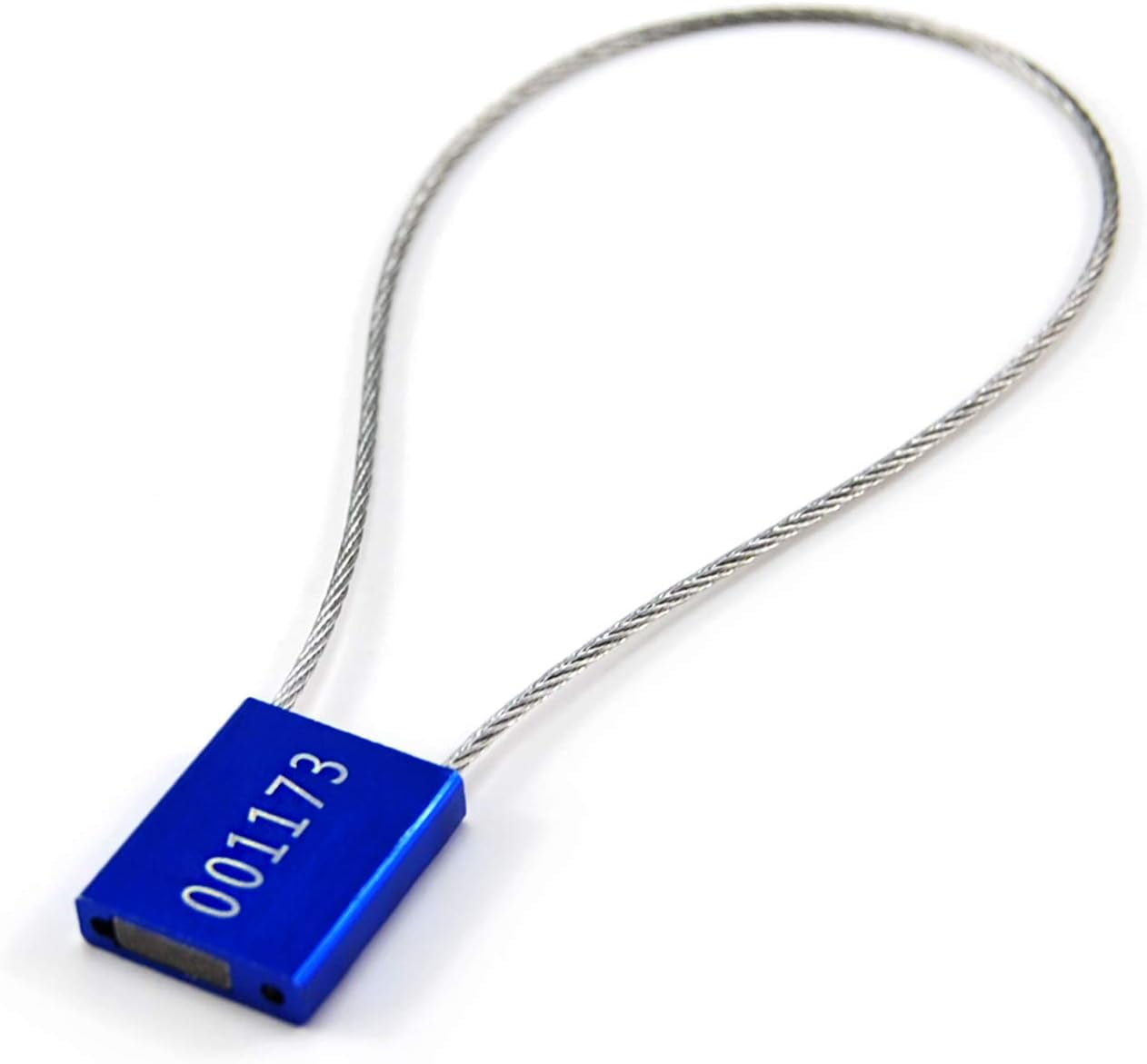 Pull Tight Numbered Steel Metal Security Cable Seals Aluminum Body Anti ...