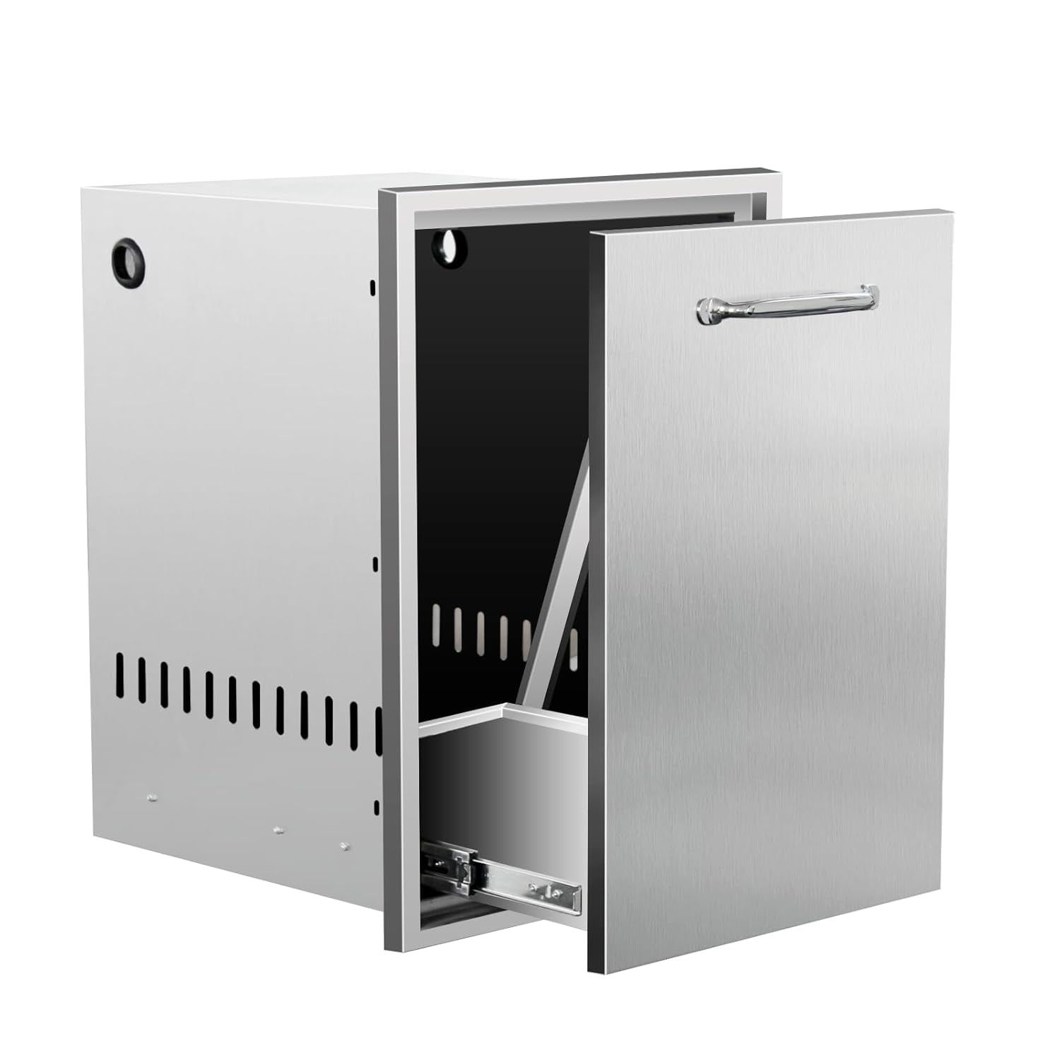 Pull Out Trash Drawer 16" Wx22.3 Hx16.5 D Outdoor Kitchen Trash Drawer ...