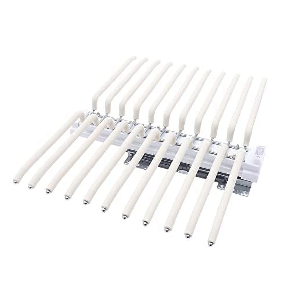 Pull Out Trousers Rack, 22 Arms Beige Steel Pull Out Pants Rack Pants ...