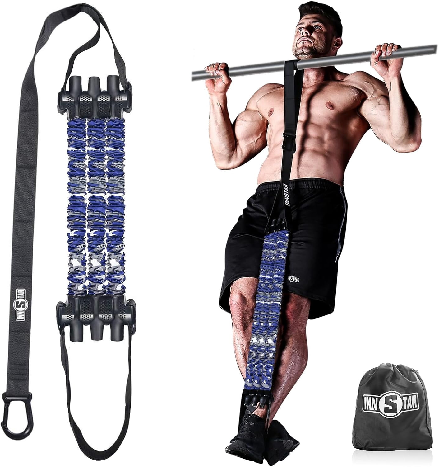 Pull Up Assistance Bands, 3 Heavy-Duty Adjustable Pull Up Bands Set ...