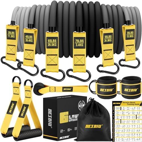 Pull Up Assistance Bands and 300lbs Heavy Exercise Bands Resistance ...