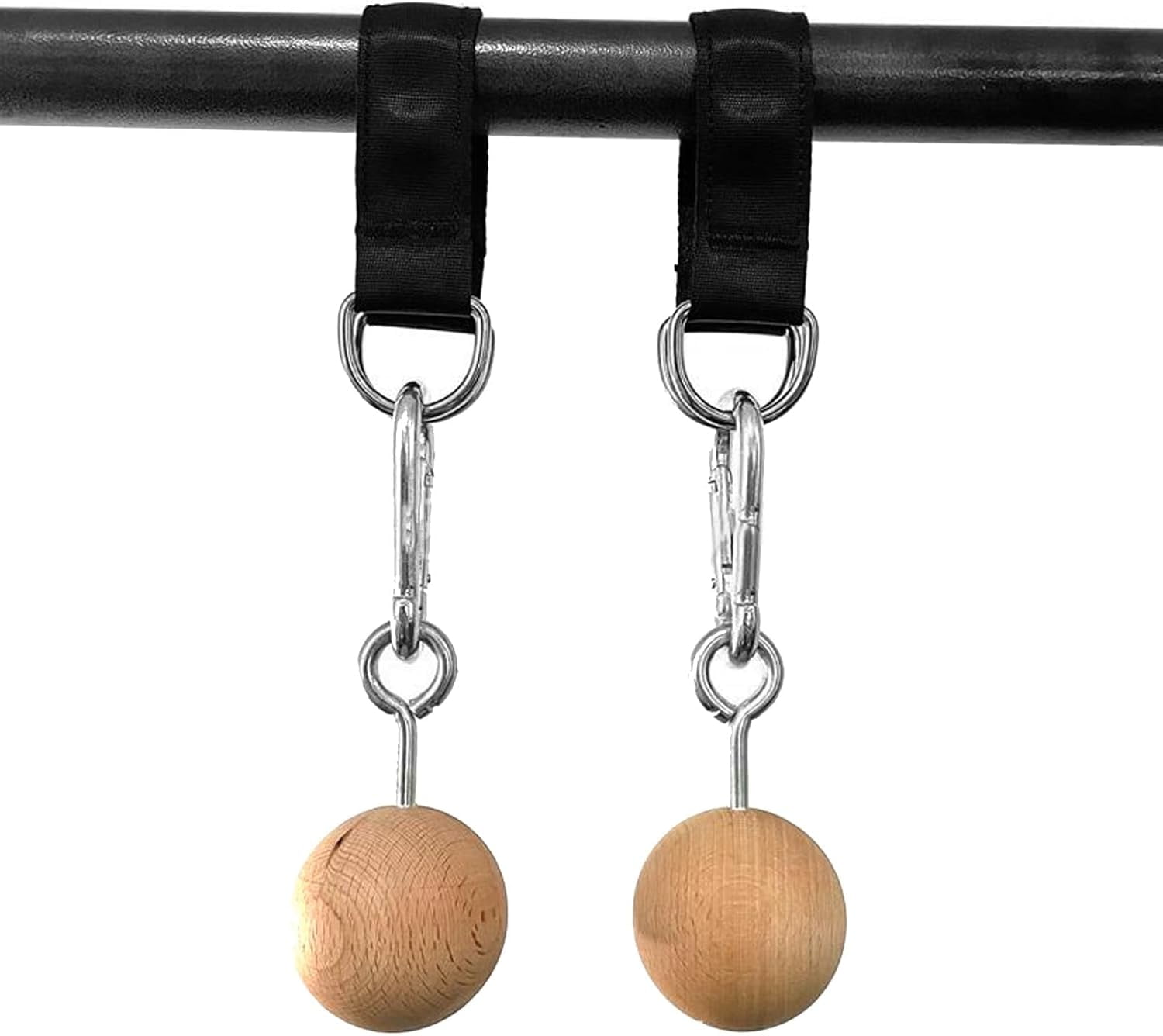 Pull Up Ball Hold Grips, Wooden Pull Up Balls Rock Climbing Holds ...