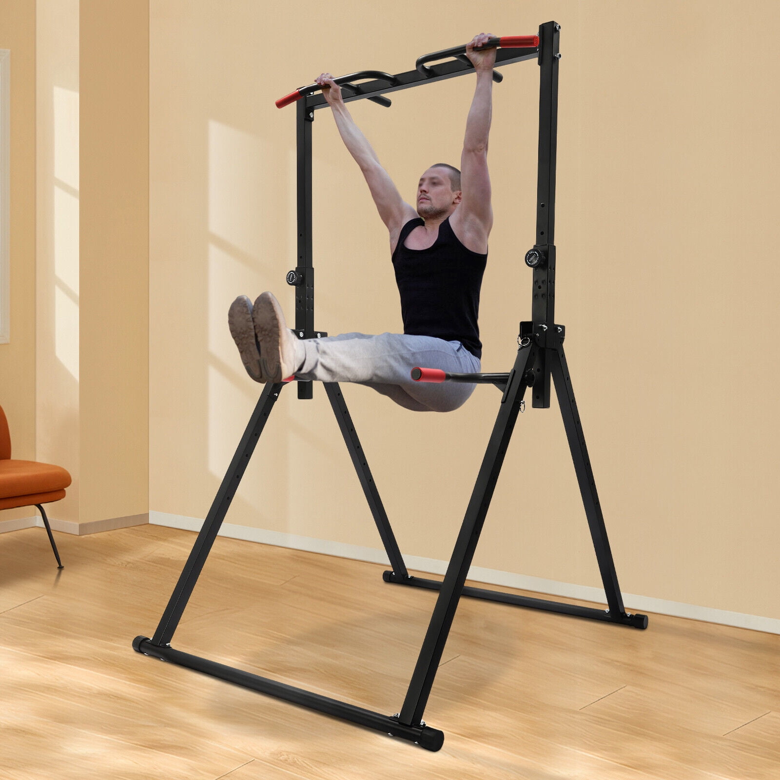 Pull Up Bar for Home Gym Strength Training Equipment, Triangular Pull ...