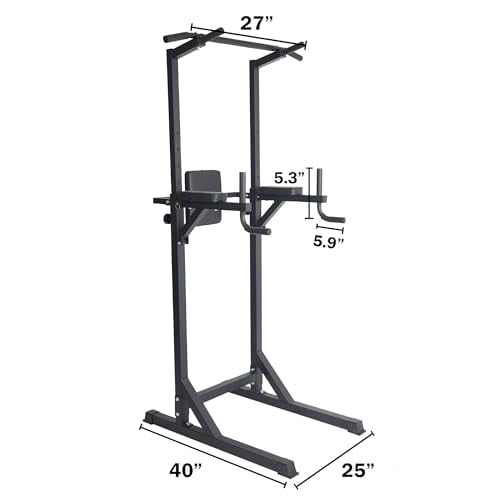 Pull Up Dip Bar, Adjustable Dip Station, Multi-Function Power Tower ...