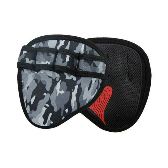 Pull Up Grips Pads with 4 Finger Loop Lifting Sweat Proof Pads Gym ...