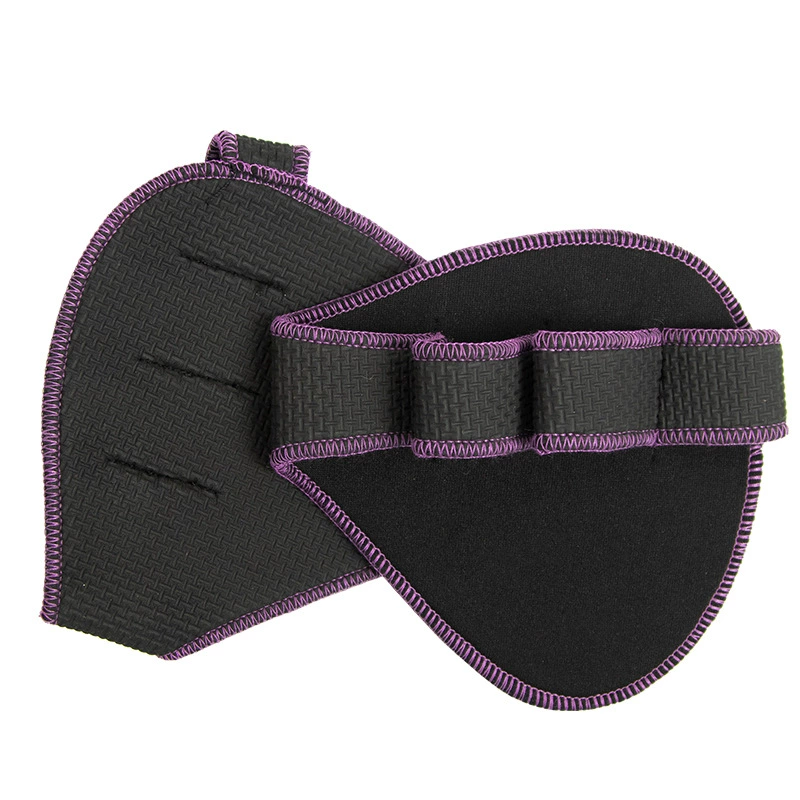Pull Up Grips Pads with 4 Finger Loop Lifting Sweat Proof Pads Gym ...
