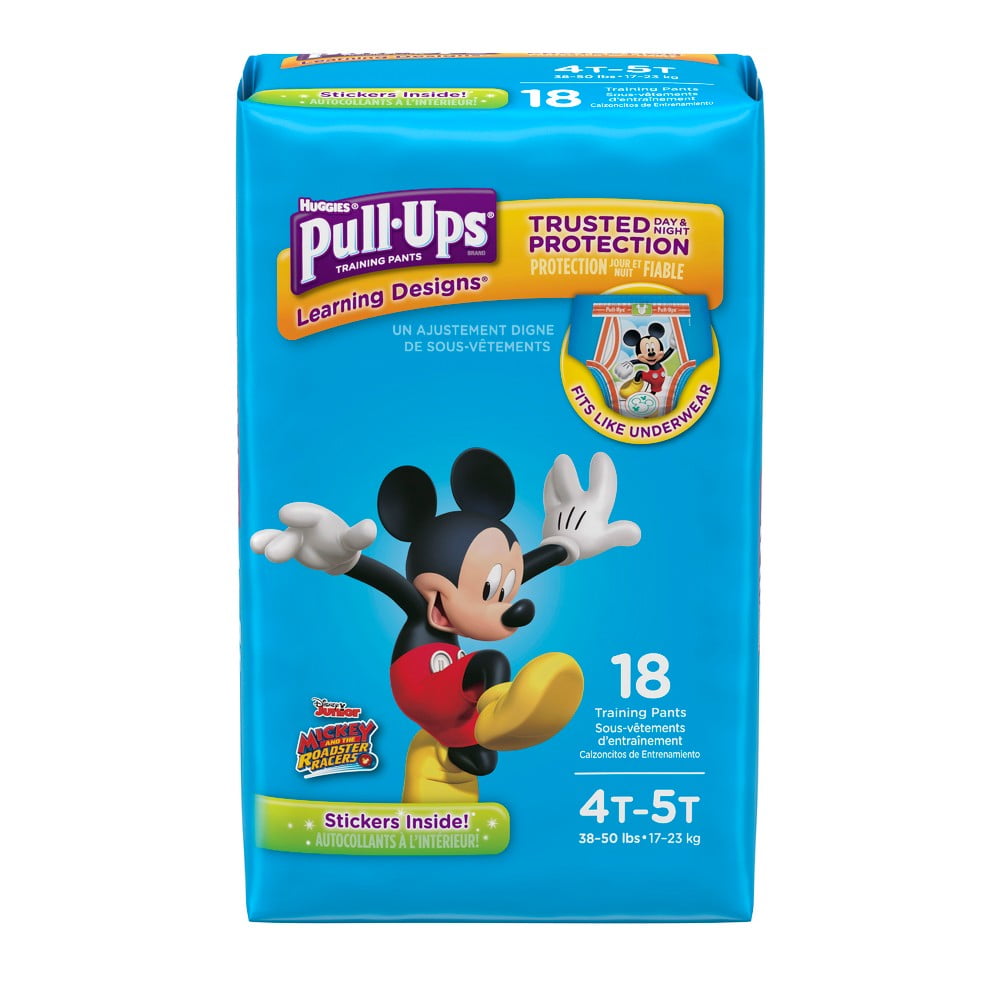 Pull Up Pants 4t-5t Boy (Pack of 4) - Walmart.com
