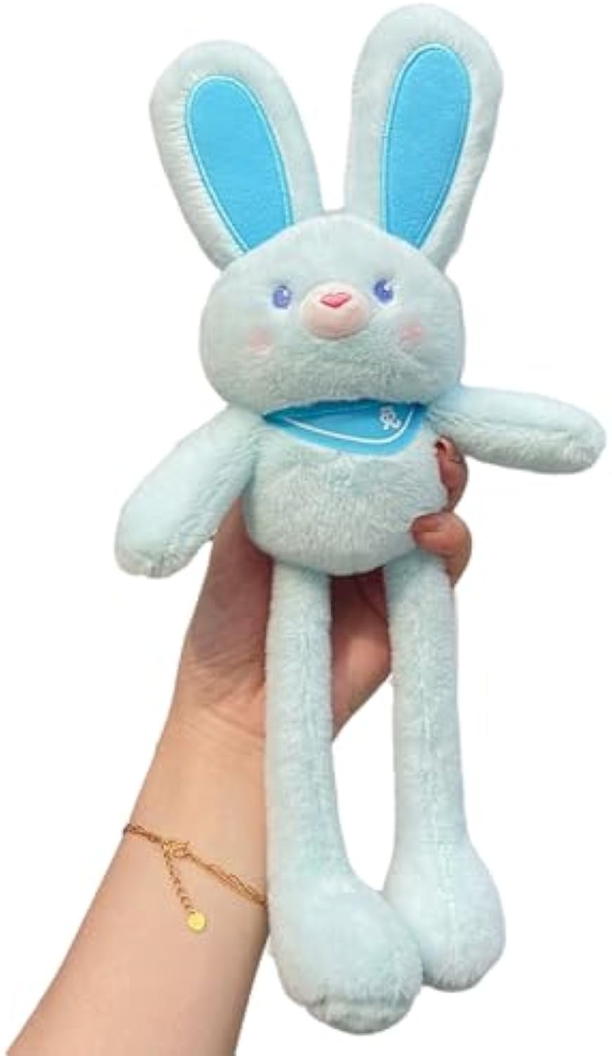 Pull Up Rabbit Plush Toy, Interactive Stretchy Design, Cute Bunny ...