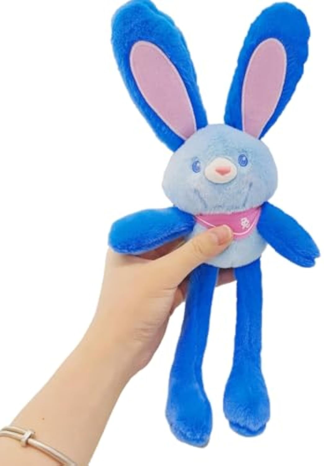 Pull Up Rabbit Plush Toy, Interactive Stretchy Design, Cute Bunny ...