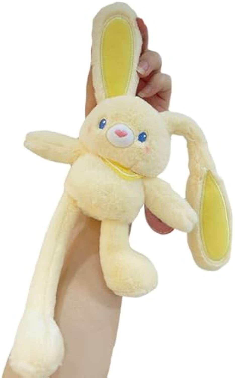 Pull Up Rabbit Plush Toy, Interactive Stretchy Design, Cute Bunny ...