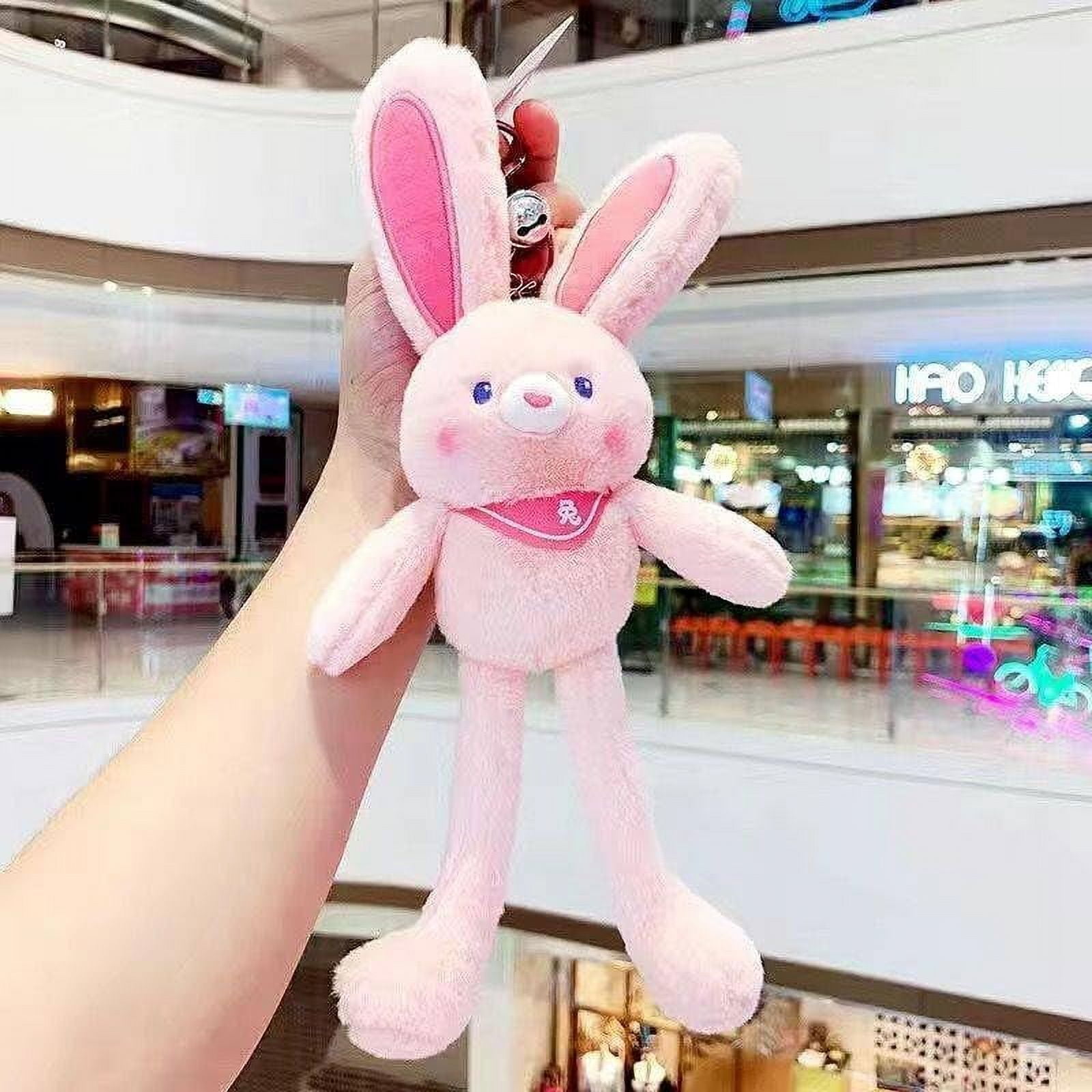 Pull-Up Rabbit Plush Toy - Interactive Stretchy Design, Pull up Rabbit ...