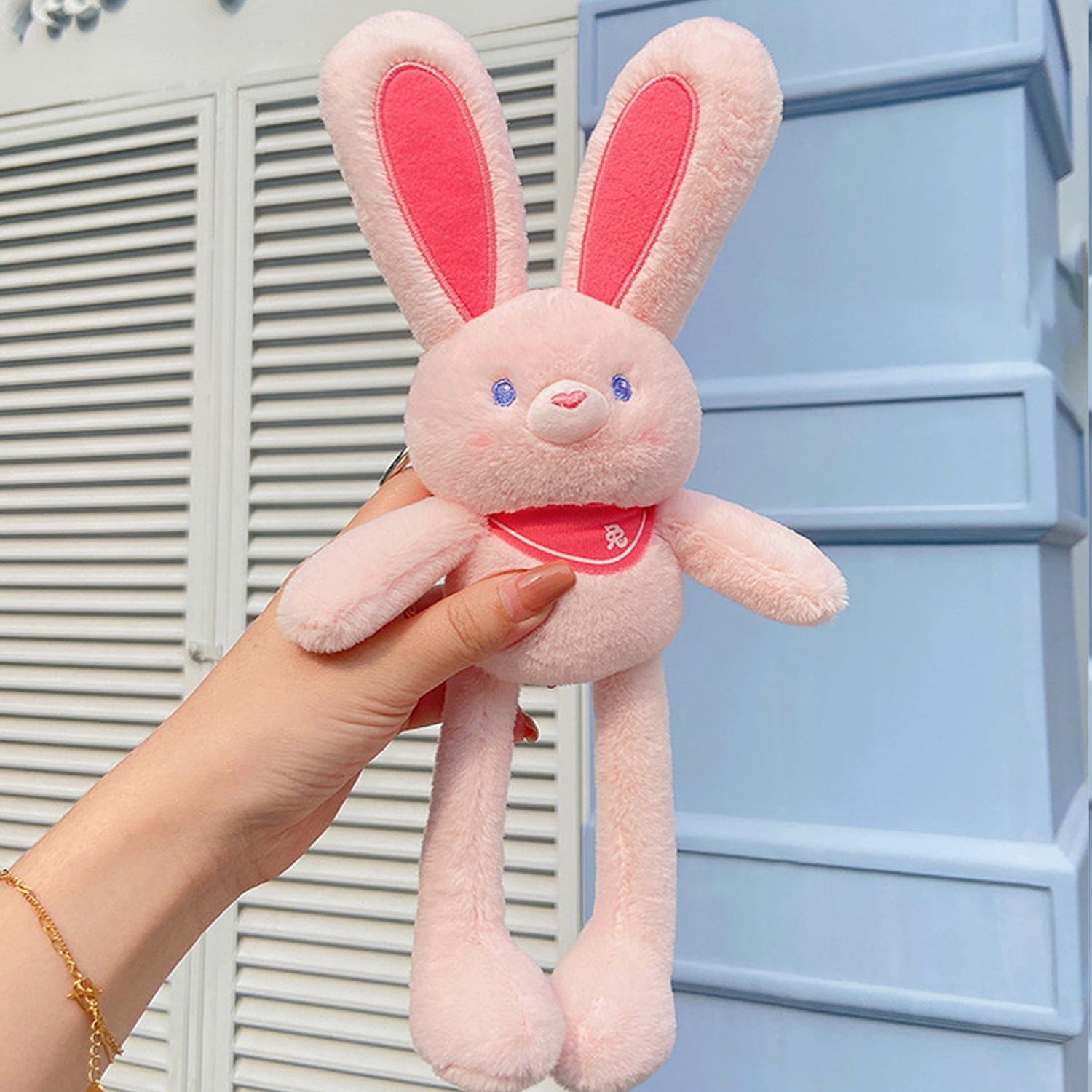 Pull-Up Rabbit Plush Toy - Interactive Stretchy Design, Pull up Rabbit ...
