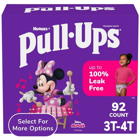 Free Shipping! Pull-Ups Girls' Potty Training Pants, 3T-4T, with easy ...