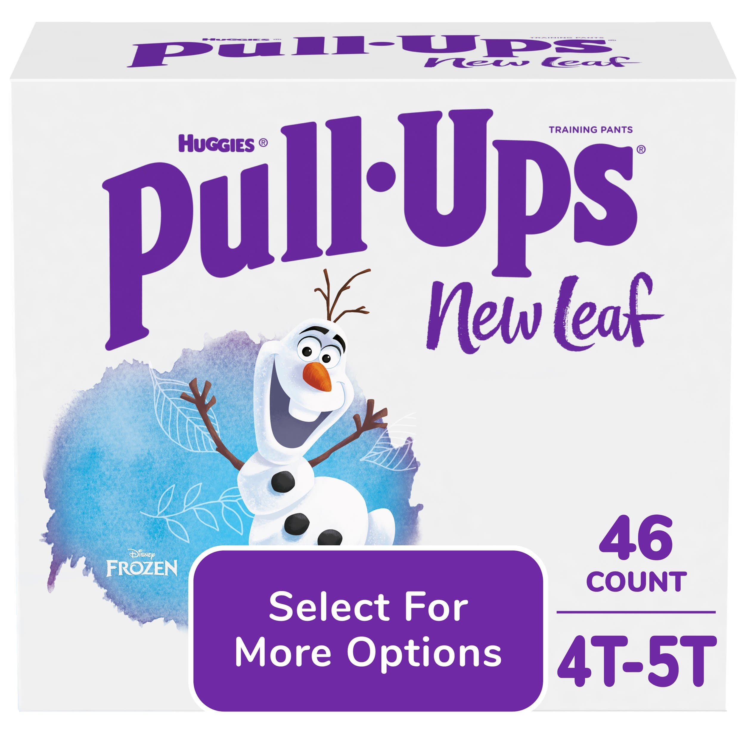 Pull-Ups New Leaf Boys' Disney Frozen Training Pants, 4T-5T, 46 Ct ...