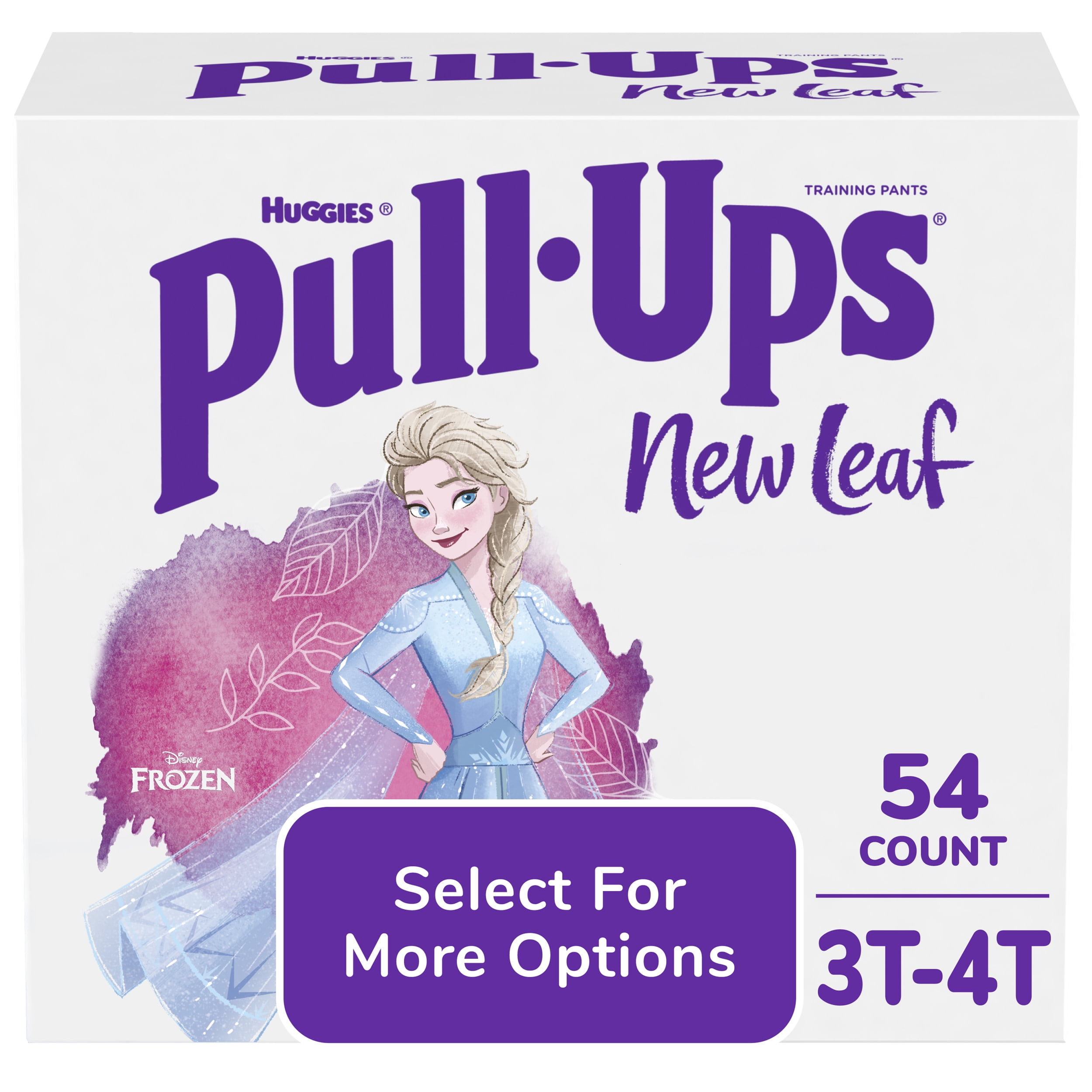 Pull-Ups New Leaf Girls' Disney Frozen Elsa Training Pants, 3T-4T, 54 ...