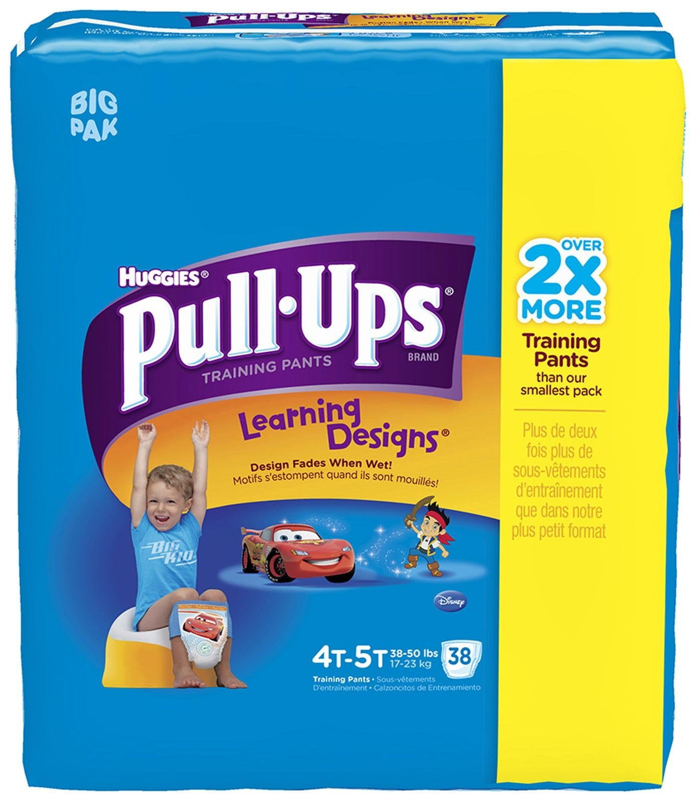 Pull-Ups Training Pants for Boys 4T-5T, Learning Designs, Potty ...
