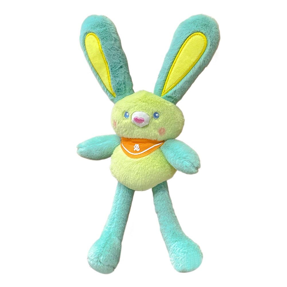 Pull-and-Stretch Bunny Plush Toy, Interactive Long-Legged Rabbit with ...