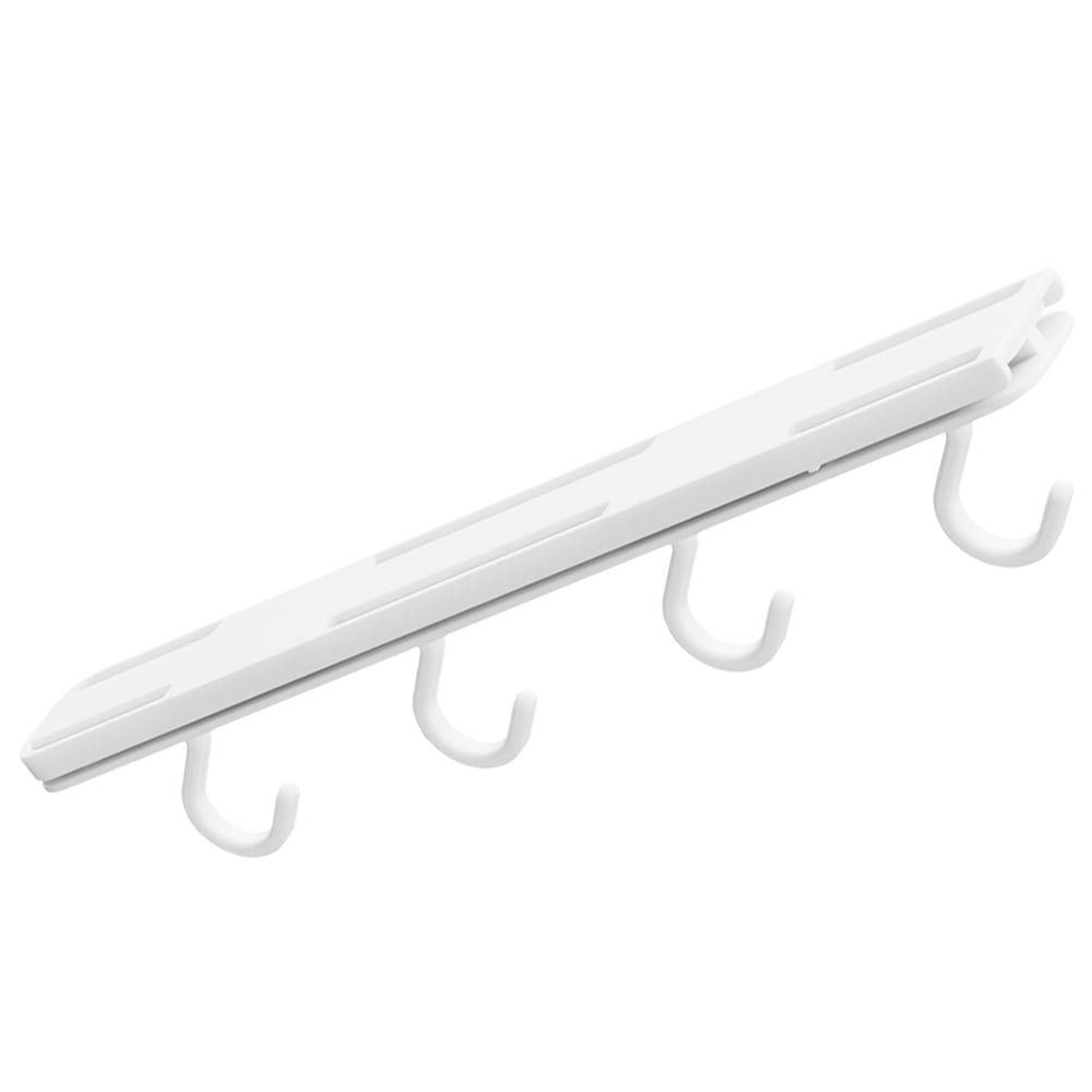 Pull-out Slide Hook Wine Glass Holder Punch Free Hanger Kitchen Hook ...