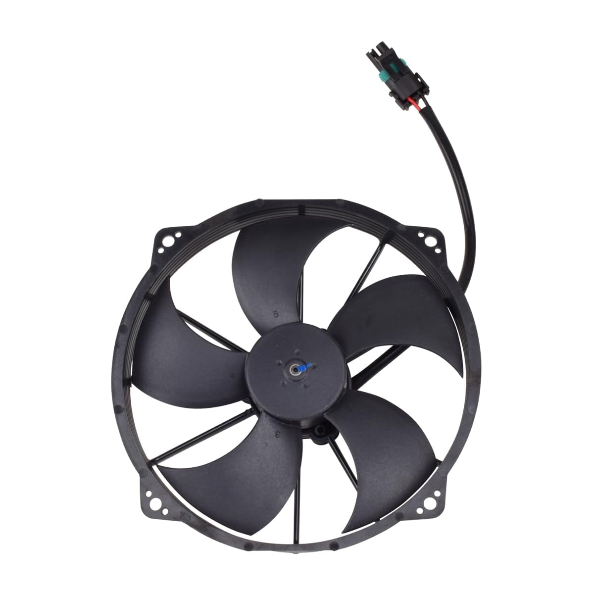 Pull rod radiator condenser fan 12V high-performance curved blade 398 ...